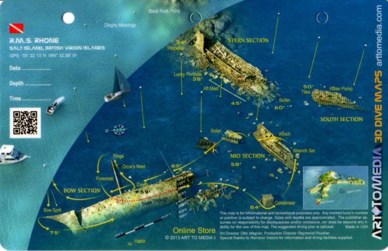 R.M.S Rhone – Sail Caribbean Divers
